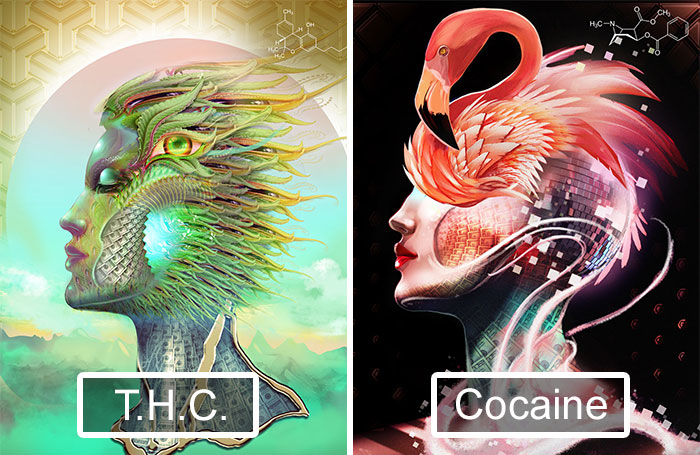 Artist Takes 20 Different Drugs And Creates 20 Illustrations To Show ...