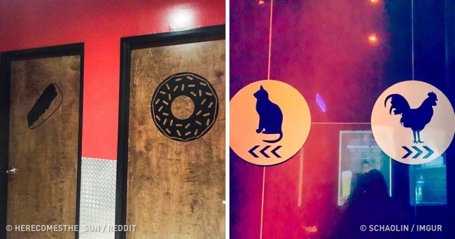 25+ Clever Bathroom Signs That Show Their Owners’ Creativity (Warning ...